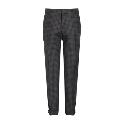 ANDREW MACKENZIE男士 秋冬款休闲舒适绵羊毛厚款长裤西裤