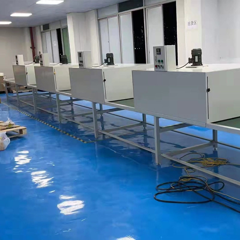 隧道炉烘干线烘道丝印流水线烤炉不锈钢网带线五金塑胶烤漆喷油线