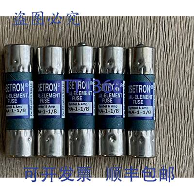 现货供应BUSSMANN FNA-1-1/8 FUSETRON 双元件保险丝 1-1/8A 5 件