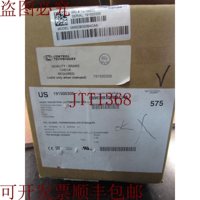 原装供应Nidec Control Techniques Unimotor HD伺服电机 / 089ED