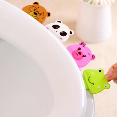 Hands-free Toilet Lid Lifter, Cute Cartoon Toilet Seat Handl