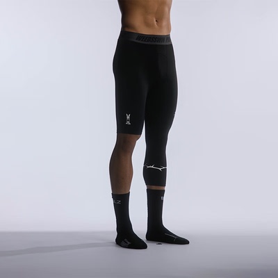 EQLZ x WEEDSSWIN 超精英五分长裤压缩裤速干健身训练运动打底裤