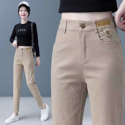 老爹牛仔裤女2024年新款