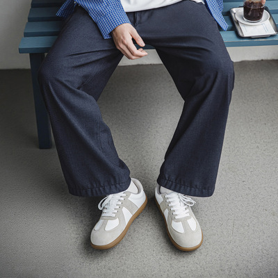 2026春季新款MRA宽头德训鞋男复古平底开车通勤百搭运动休闲板鞋