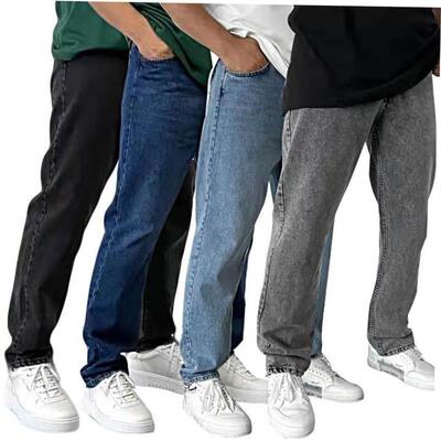 Baggy Jeans for Men Brands Brands Straight Wide Pants With S