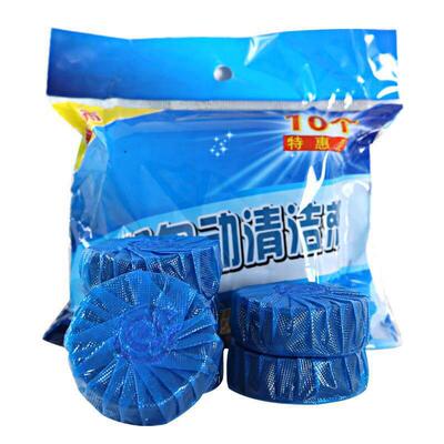 Toilet cleaning blocks, deodorizing and fresh-scented blue b