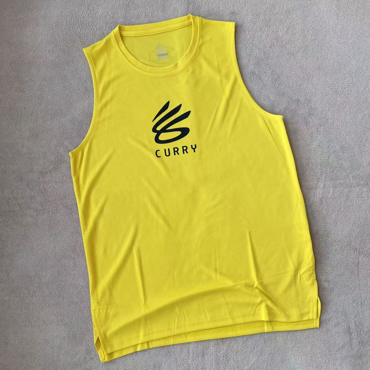 库里篮球背心美式训练服球员同款速干热身投篮服运动球衣坎肩无袖