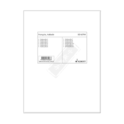 弗朗赛奥巴德晨曲十二把大提琴