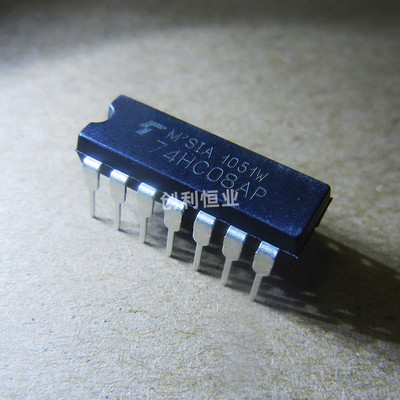 全新进口原装 74HC08AP TC74HC08AP 四2输入与门芯片 DIP-14直插