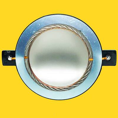 扁线音膜74.46mm高音音圈75芯进口钛膜舞台音响喇叭74.5线圈带柱