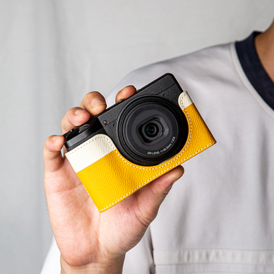 适用于理光GR3/GR3X皮套 Ricoh相机保护套真皮头层牛皮GR4相机包