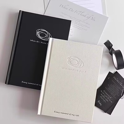 大脑空白硬壳笔记学生日记简约高颜值账本胡思乱想考研日程记事本