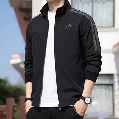 Adidas阿迪达斯男装2026春季新款户外训练休闲外套KR0932