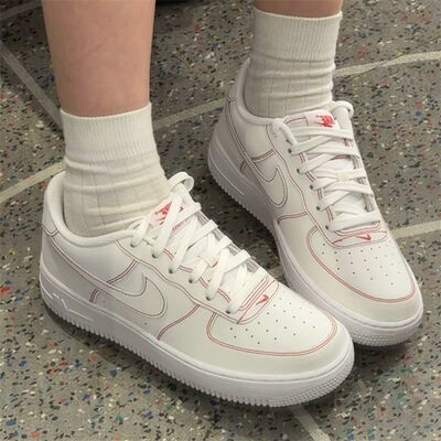 Nike耐克大童男女鞋2026春季新款空军舒适百搭低帮板鞋IB5688-100