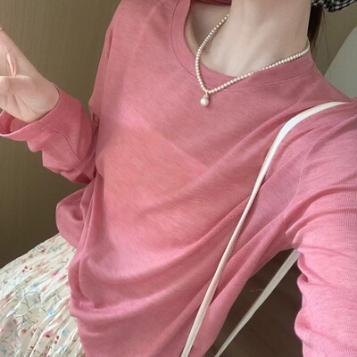 纯色面膜t恤上衣女2026新款爆款