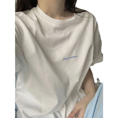 白色t恤女纯棉短袖夏季新款