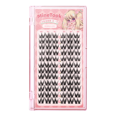 MineTookW型漫画睫毛