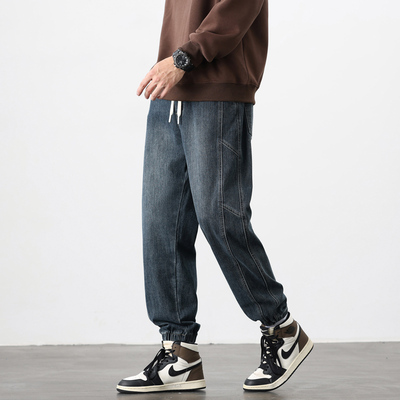 男士牛仔裤男秋季男款裤子美式宽松长裤2025新款休闲裤老爹裤大码