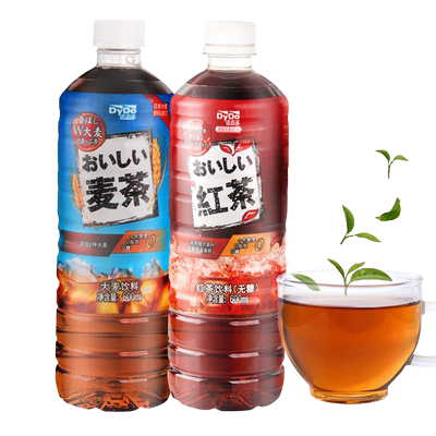 日本DyDo达亦多红茶大麦茶饮料