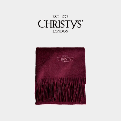 Christys'英国皇室御用品牌羊绒围巾秋冬新品礼品男女同款