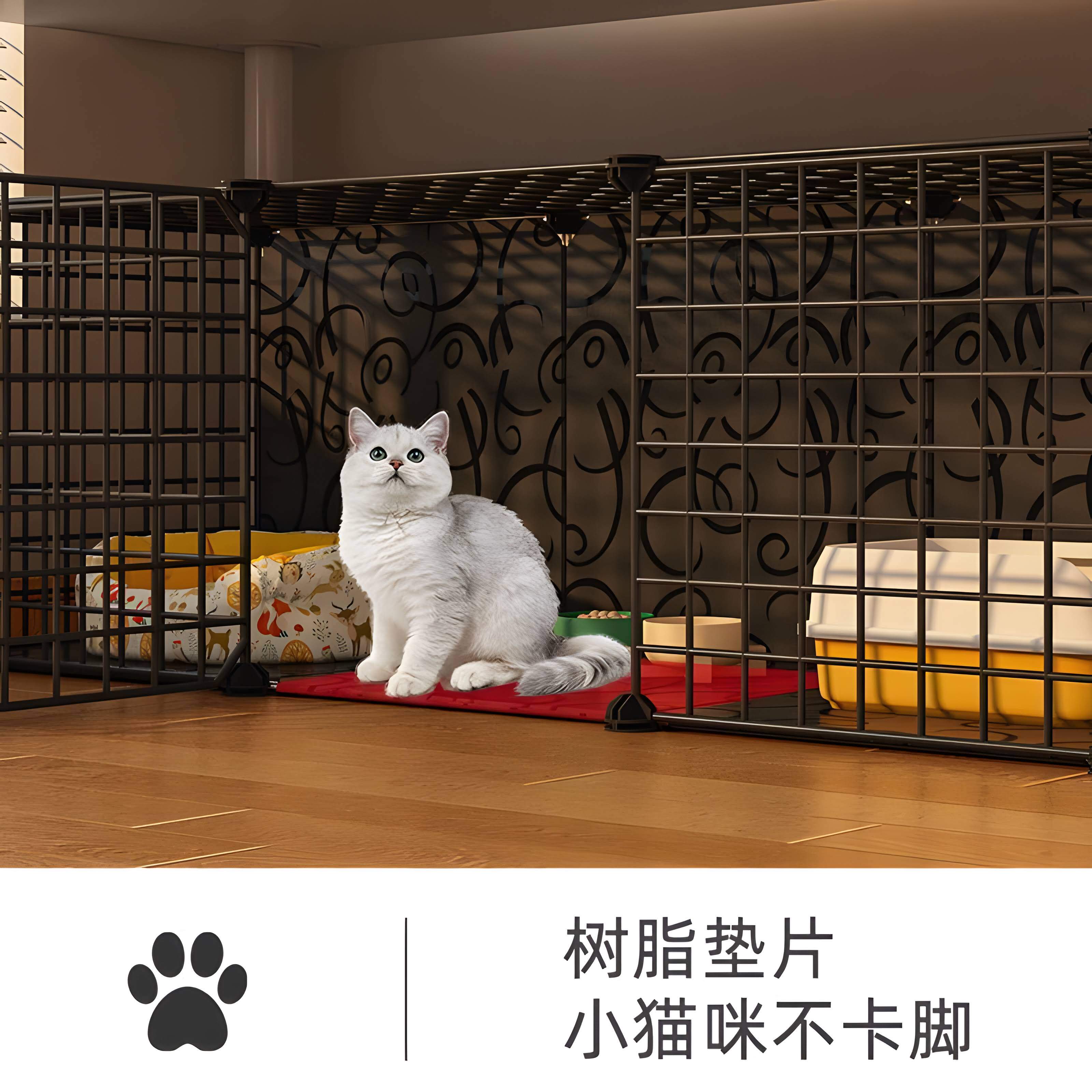 猫空笼家用小户型专用笼子别墅猫咪屋舍室内超大自由空间房子猫窝