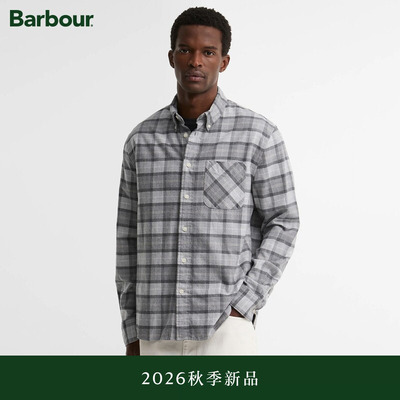 【秋季新品】Barbour Mineral Tartan Authentic男士长袖衬衫