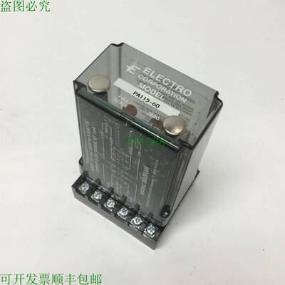原装供应Electro Corp PA115-60 Prox 传感器传感器 115VAC 输入,