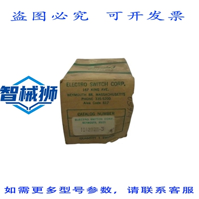 原装供应 ELECTROSWITCH 101202A-3 开关 NSMP