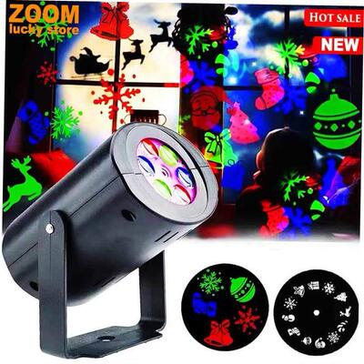 Christmas LED projection light Christmas decorations lights1