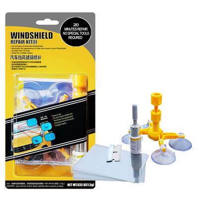Windshield Repair Kit Car Cracked Windscreen Restore Tool