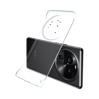 适用于oppofindx6pro手机壳超薄透明findx6无边框防摔抗震硬壳oppo新款个性简约高级无边透气裸机手感保护壳