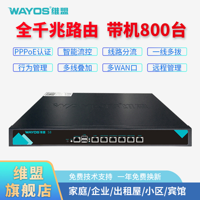 智能流控千兆企业级路由器维盟