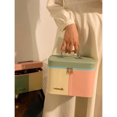 Women Professional Suitcase Makeup Box Make Up Cosmetic Bag