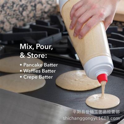 Hand Batter Dispenser Mixer Bottle Cupcake Pancake Cream