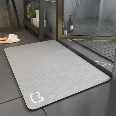 Diatom Mud Solid Super Absorbent Floor Mat Non-slip Bath Mat