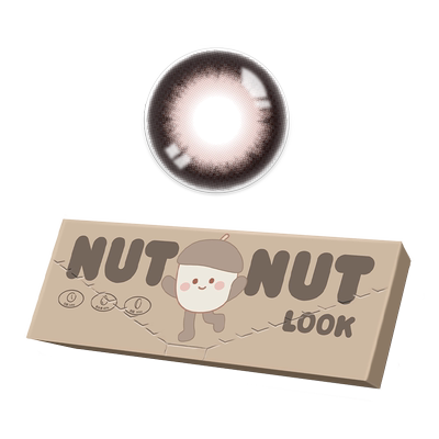 【成为富婆】坚果力美瞳日抛10片车厘子红黑色大直径美瞳