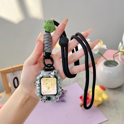 适用小学生天才电话手表表带z9/Z8/Z7/Z6a/Z5a/D2/D3挂绳保护壳q1