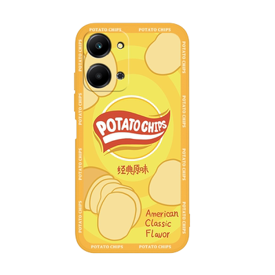 薯片适用荣耀Play7tpro手机壳honorplay6t华为新款paly5t活力版硅胶套piay6c卡通pro男tpor女honor小众创意软