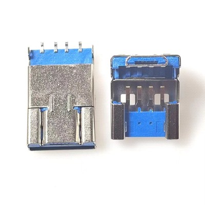 USB 3.0大电流4pin A公+MICRO翻盖二合一 L=19.0mm