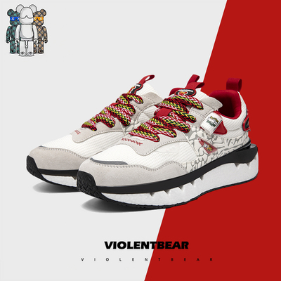 暴力熊爆米花底情侣休闲鞋男女鞋