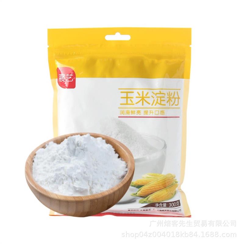食用玉米淀粉300g食用粟粉生粉勾芡嫩肉面粉裹粉烘焙原料家用