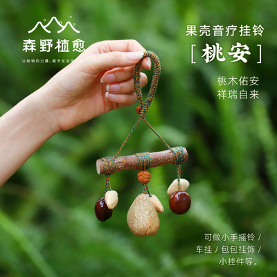 小众礼物天然果壳摇铃