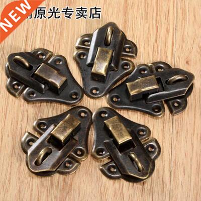 5Pcs 48x35mm Antique Brass Drawer Latches Jewelry Chest Box
