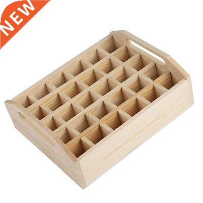 Wooden Essential Oil Organizer, Holds 30 Bottles 94PF