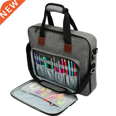 Portable Knitting Bag Wool Crochet Hooks Thread Yarn Storage