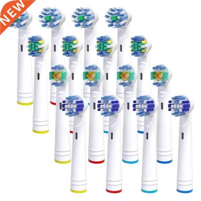 16pcs Toothbrush Heads for Oral B Pro 3000 Pro 5000 Pro 7000
