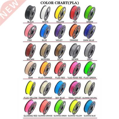 Use For 3D Printing Pen 5m 17 Colors 1.75MM ABS Filament Thr