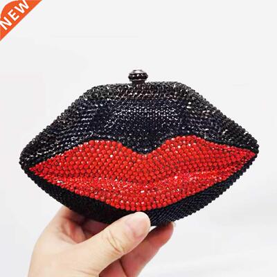LaiSC Diamond studded Patter Clutch Crystal Party Bag Evenin