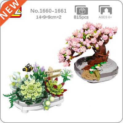 LOZ Eternal Flower Herb Plant Sakura Cherry ree Succulents P