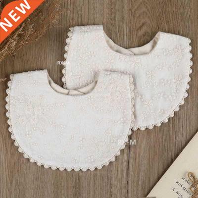 Newborn Baby Boys Girls Embroidery Saliva Printing Saliva To